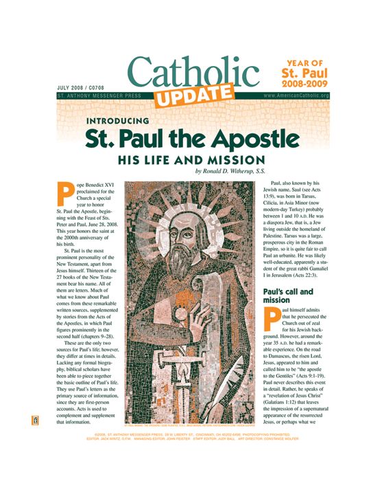 Introducing St Paul the Apostle